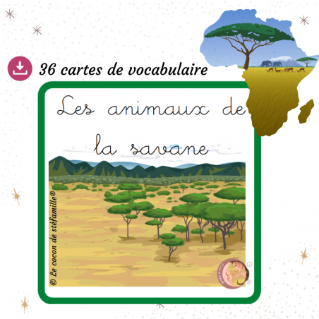 Les animaux de la savane