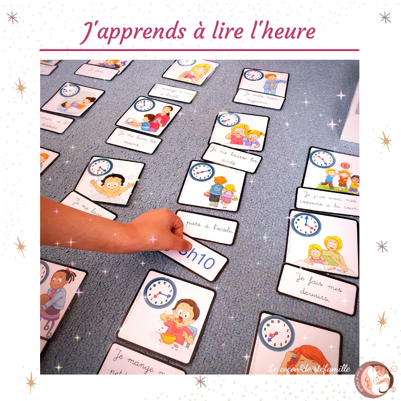 J'apprends à lire l'heure (partie 1)